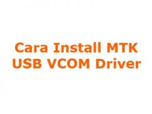 Download MTK USB Driver Auto Installer